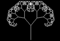 AppleSoft Basic Fractal Tree / The Coding Train